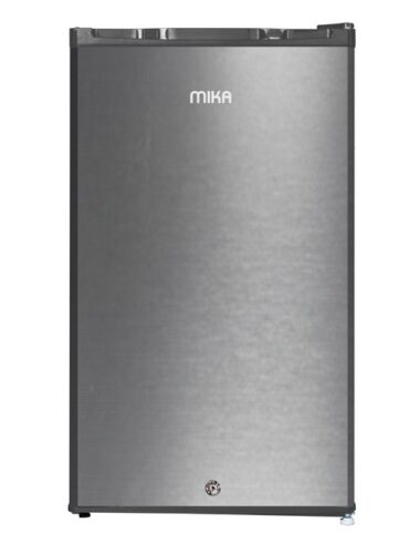 MIKA Fridge, 92L, Single Door, Defrost (Direct Cool), Inox Line Brush ...